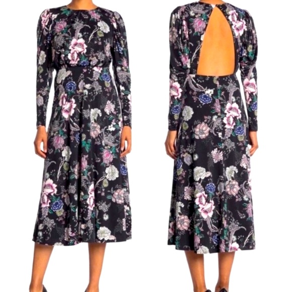 AFRM | Dresses | Nwot Afrm Floral Blackless Dress | Poshmark